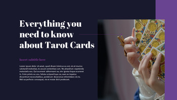 Tarot Card Effective PowerPoint Presentations|Lifestyle|Templates