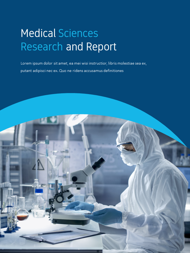 Medical Report Product Pitch Presentation Template