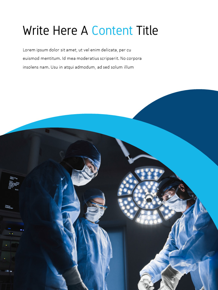 Medical Report Product Pitch Presentation Template