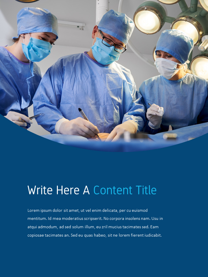 Medical Report Product Pitch Presentation Template