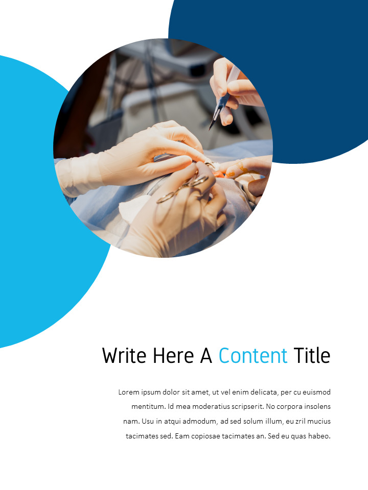 Medical Report Product Pitch Presentation Template
