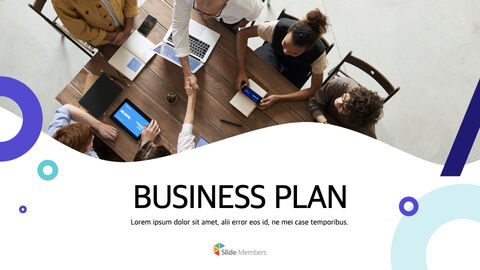 Business Plan company profile template design