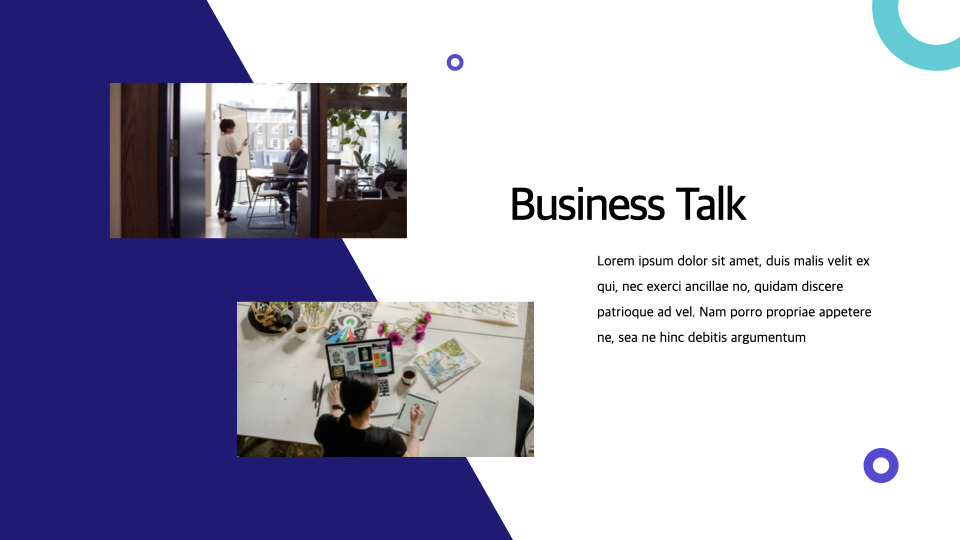 Business Plan company profile template design