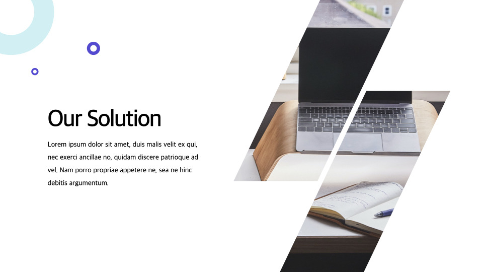 Business Plan company profile template design