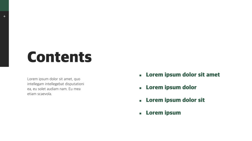 Business Project Minimal slides presentation