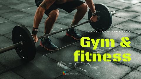 Gym and Fitness company profile ppt template