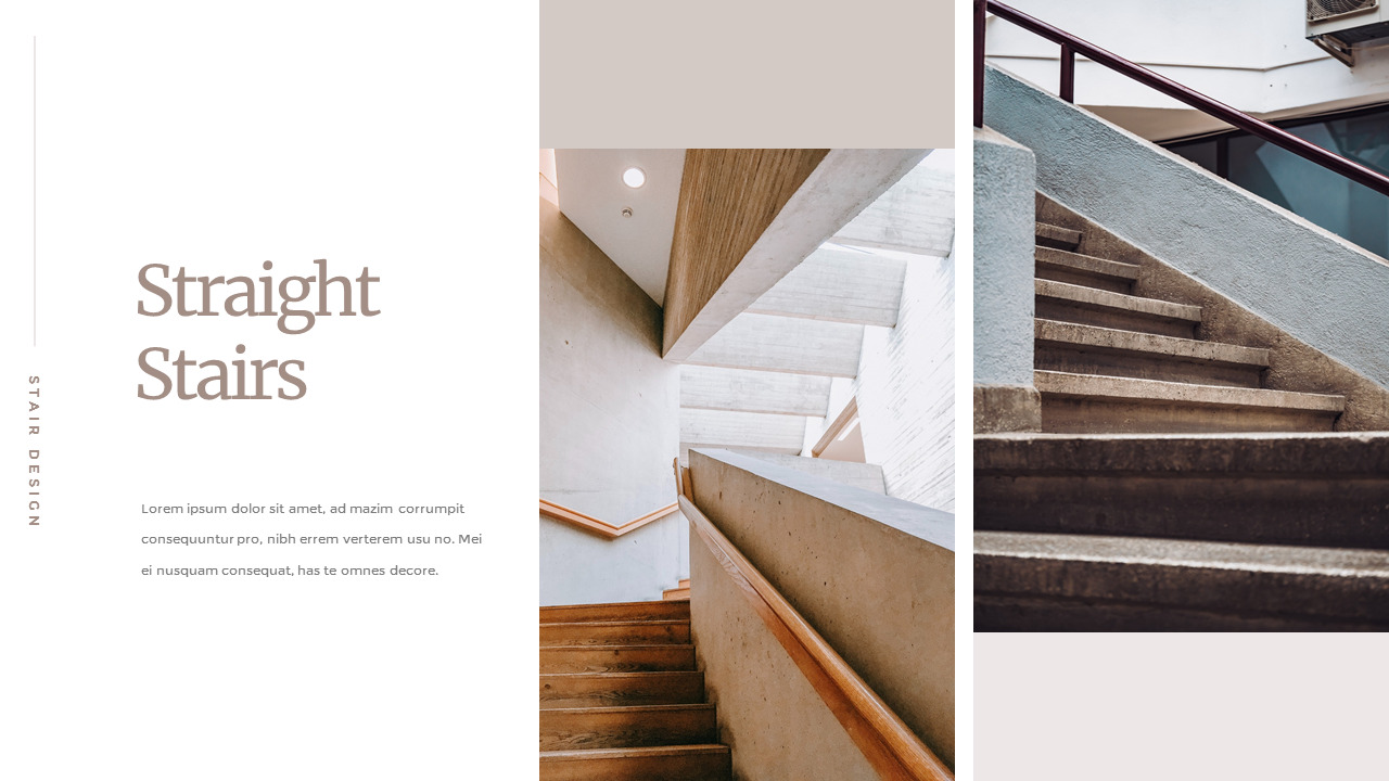 Stairs Design Easy Google Slides|Construction
