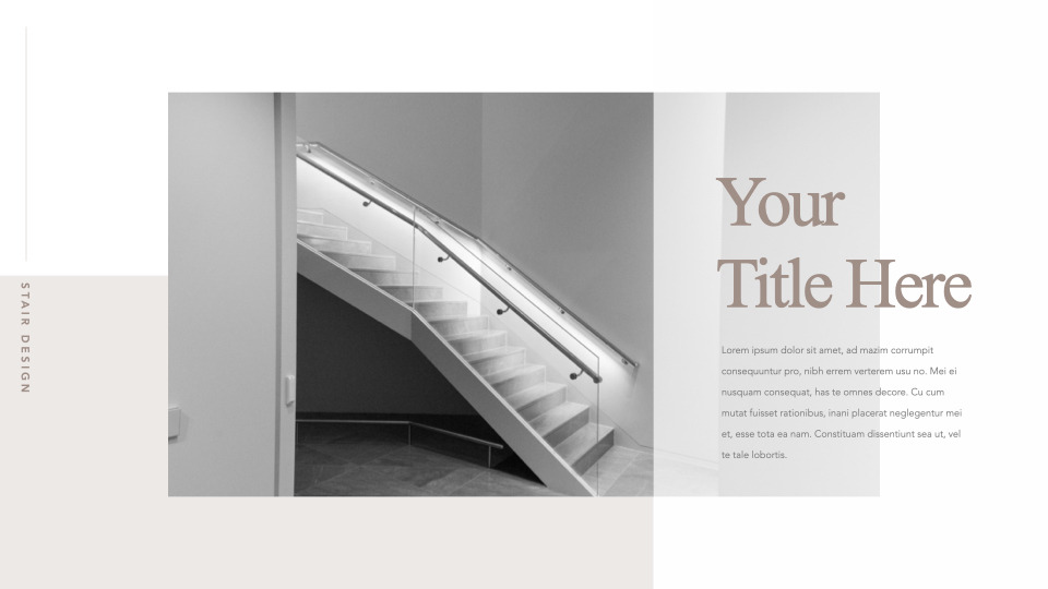 Stairs Design PPTX Keynote|Construction
