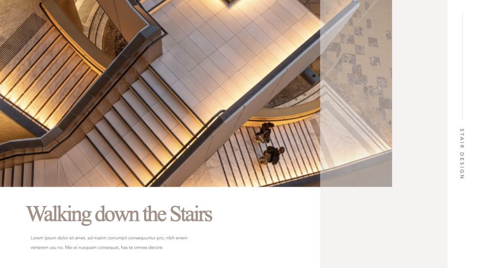 Stairs Design PPTX Keynote|Construction