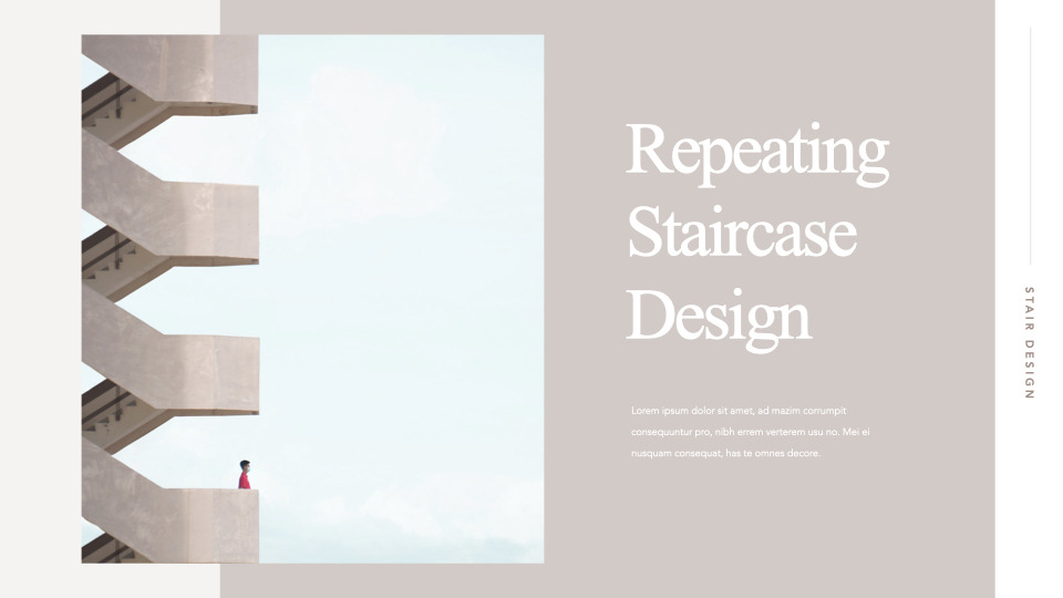 Stairs Design PPTX Keynote|Construction