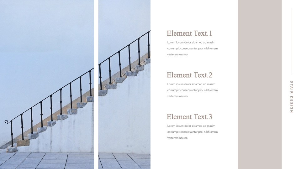 Stairs Design PPTX Keynote|Construction