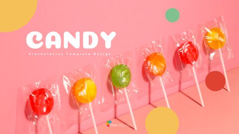 Candy slide template|Construction|PPT