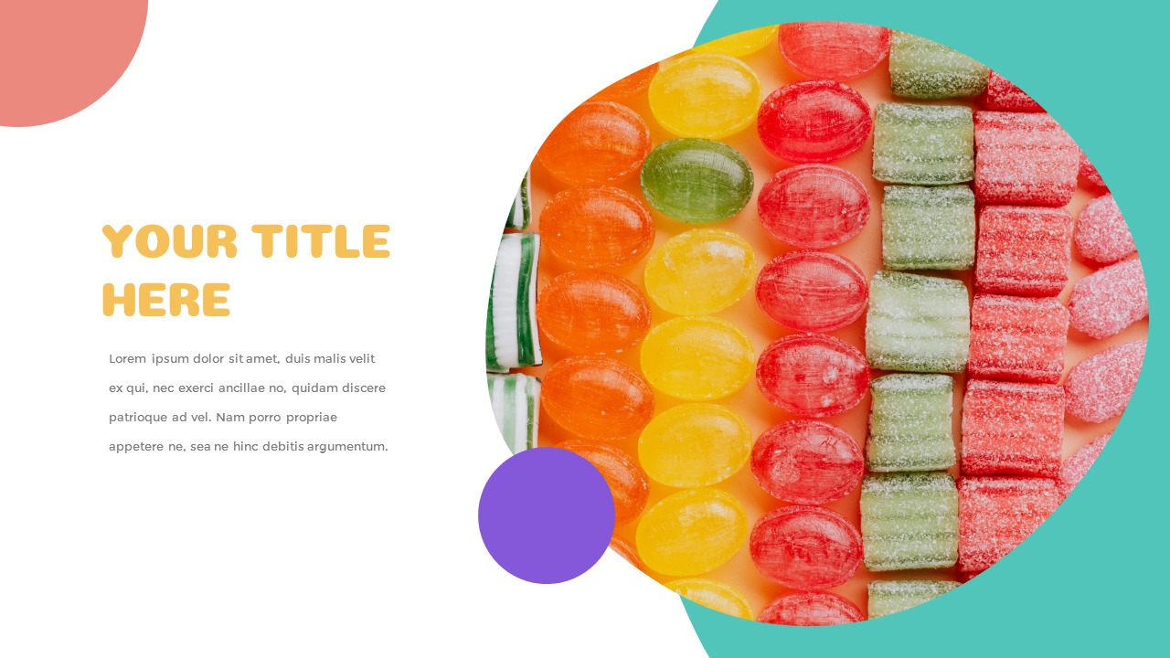 Candy slide template|Construction|PPT