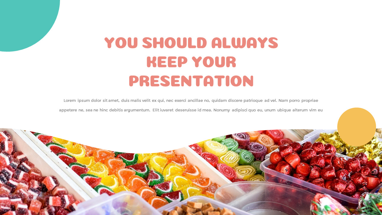 Candy slide template|Construction|PPT