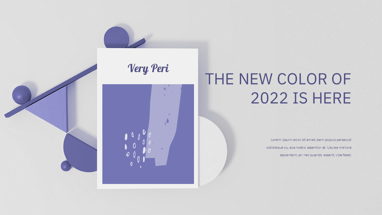 Color of the Year 2022 team presentation template