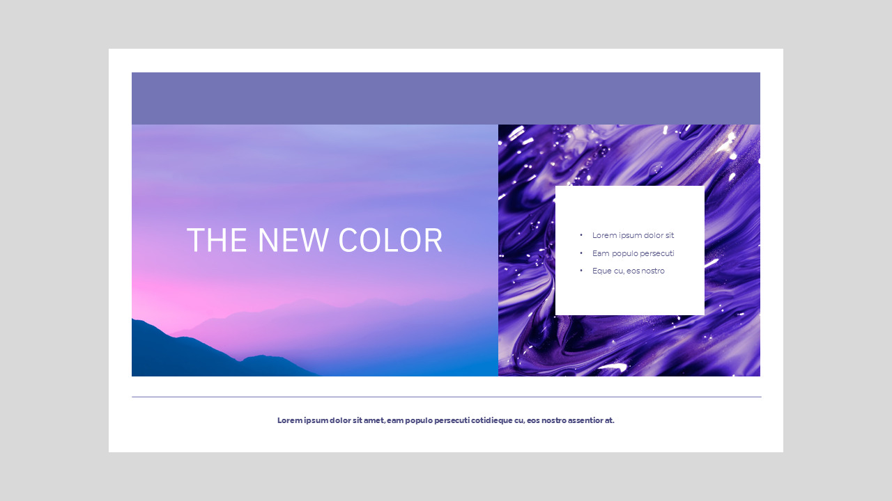 Color of the Year 2022 team presentation template
