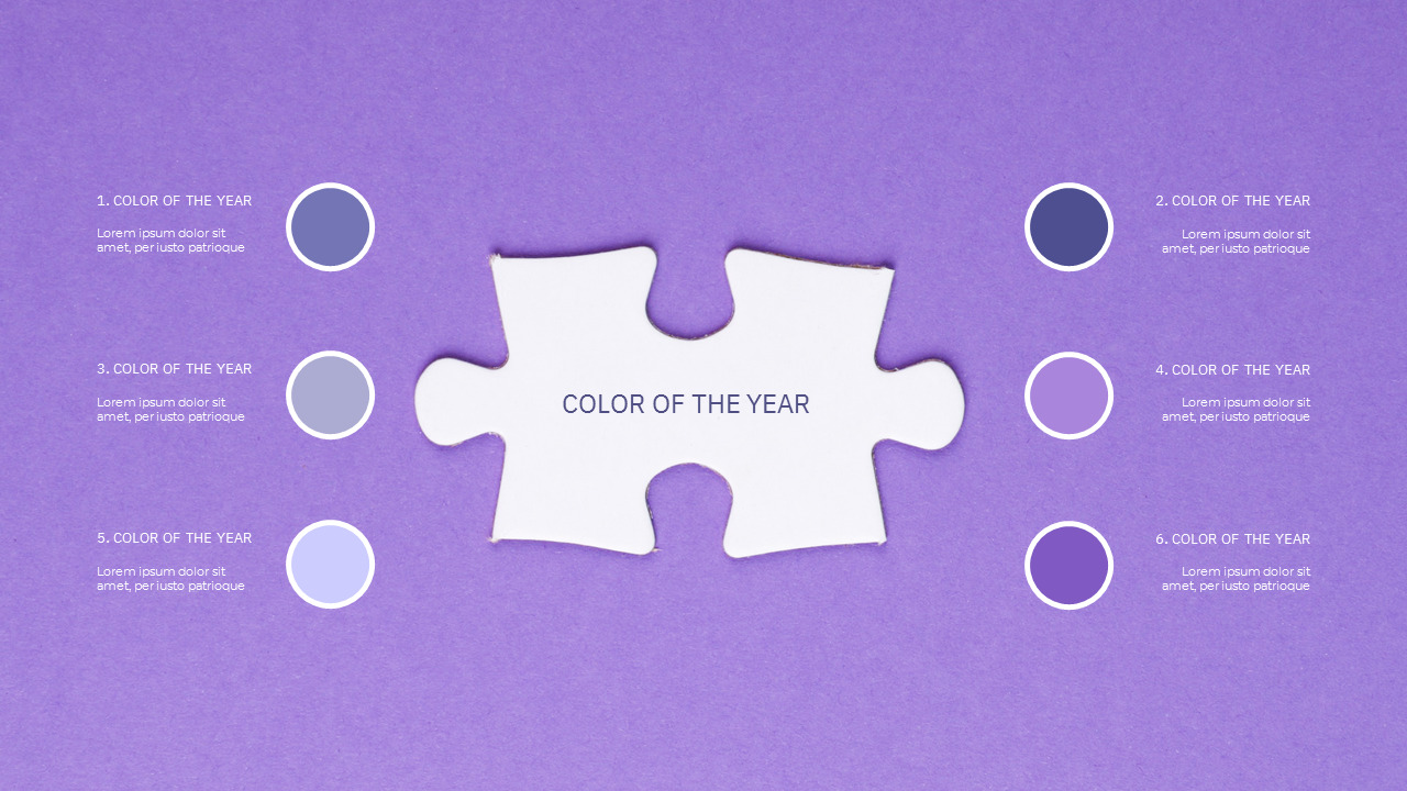 Color of the Year 2022 team presentation template
