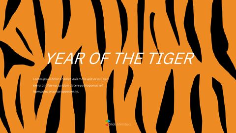 Year of the Tiger slide template|Lifestyle|Google