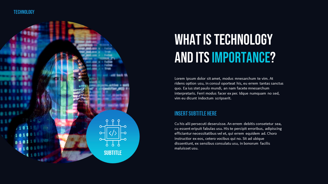 Technology Simple PowerPoint Template