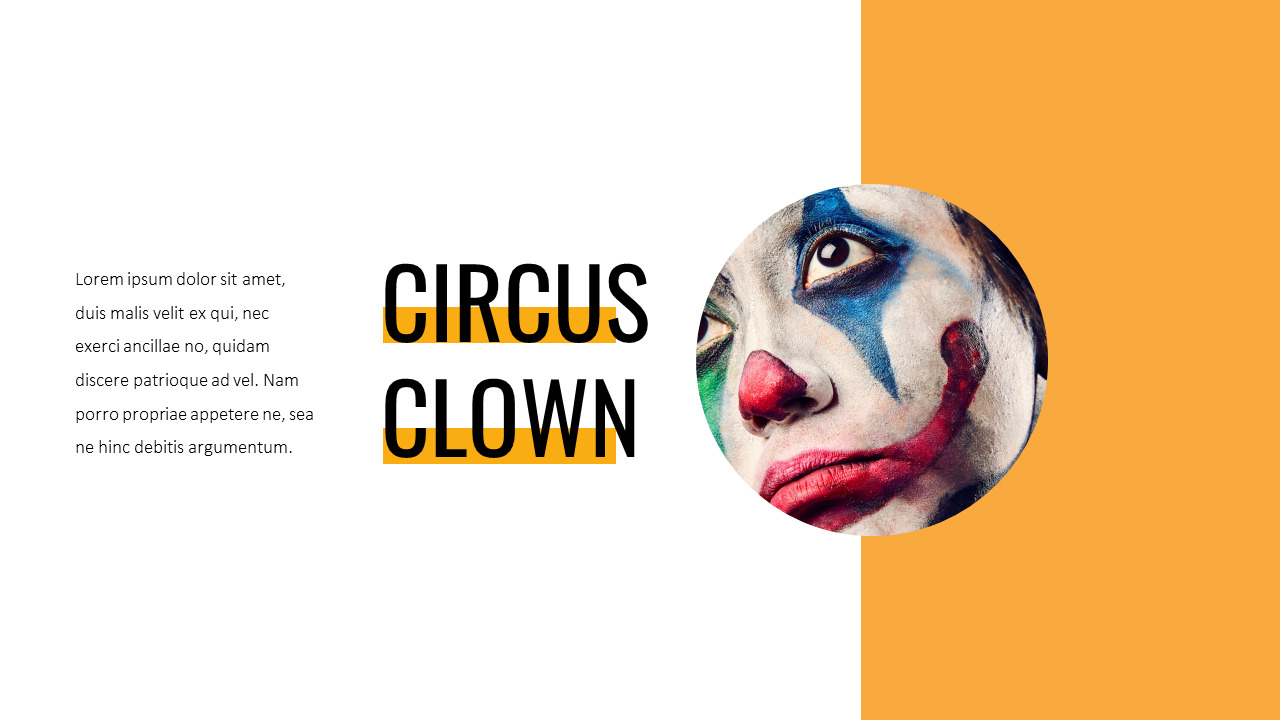 Circus Google Slides Themes for Presentations|Lifestyle