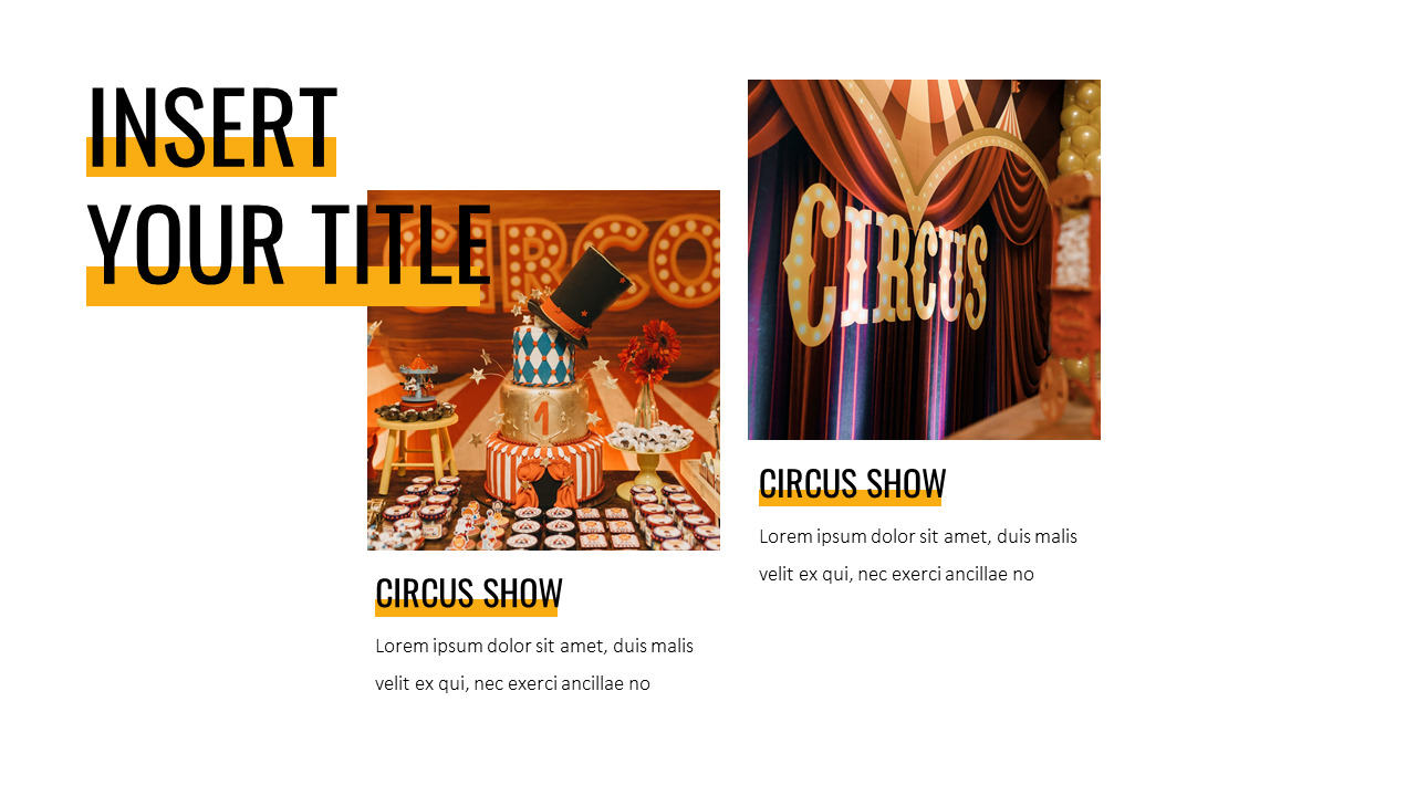 Circus Google Slides Themes for Presentations|Lifestyle