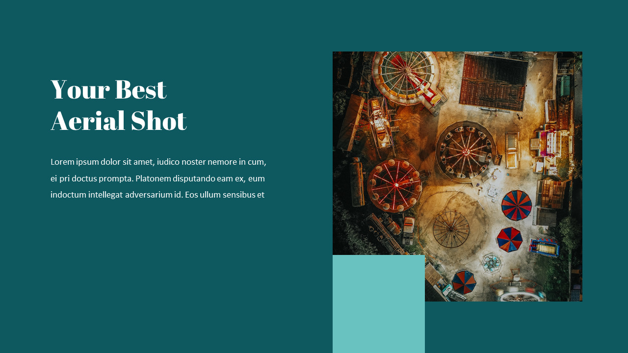 Aerial Shot PowerPoint Templates Design|Lifestyle