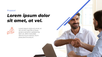 Long Shadow Concept Simple Business plan PPT Download