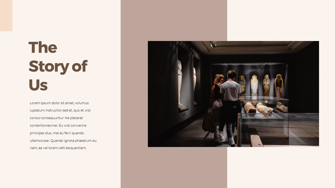 Museum powerpoint template|Lifestyle