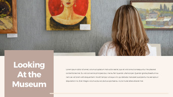 Museum powerpoint template|Lifestyle