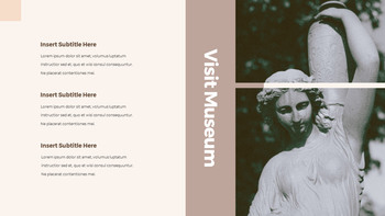 Museum powerpoint template|Lifestyle