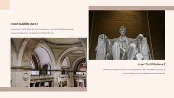 Museum powerpoint template|Lifestyle