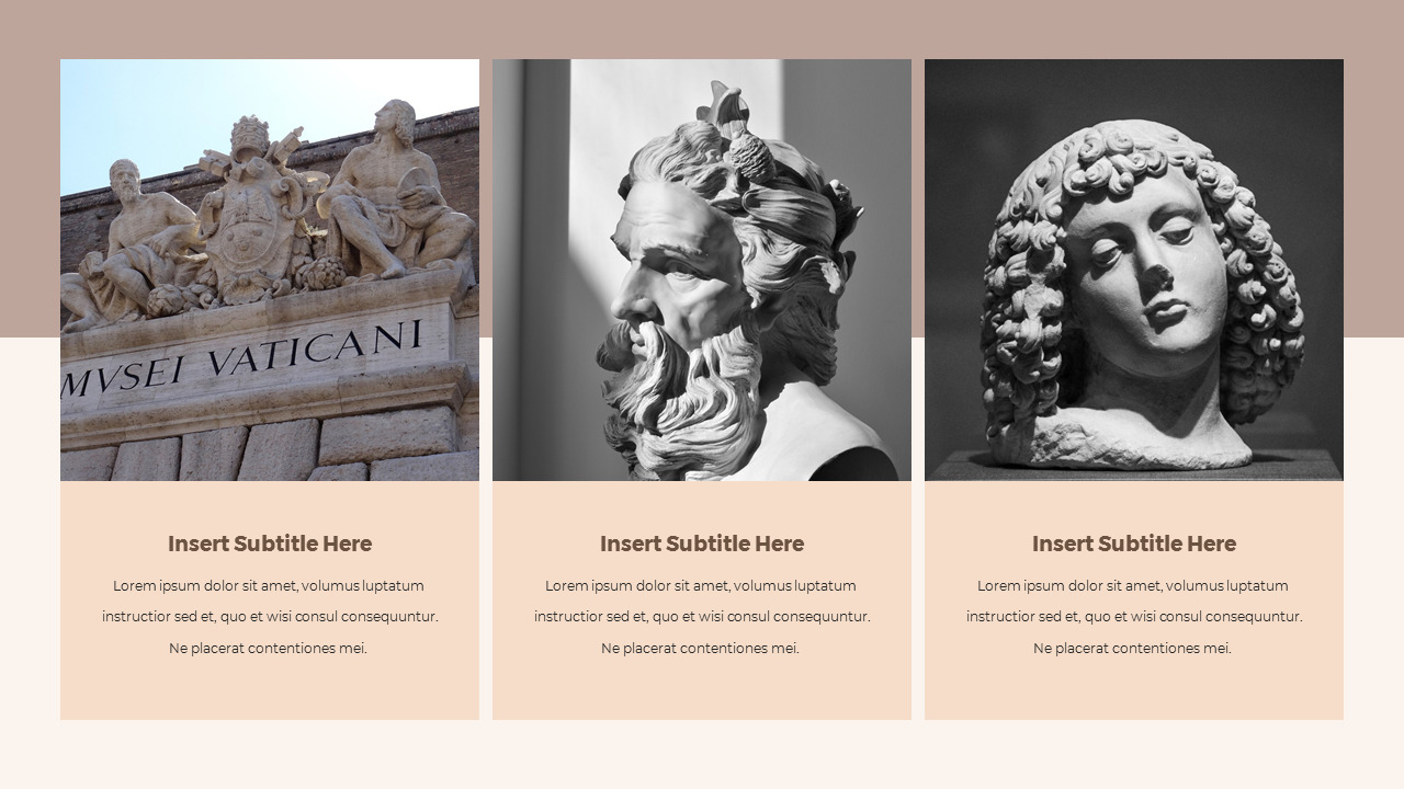 Museum powerpoint template|Lifestyle