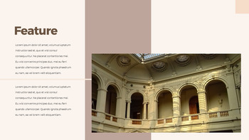 Museum powerpoint template|Lifestyle