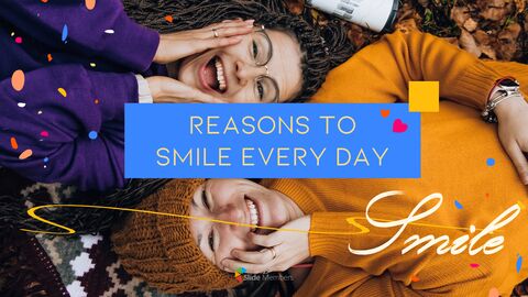 Reasons to Smile Every Day Effective PowerPoint Presentations|Lifestyle ...