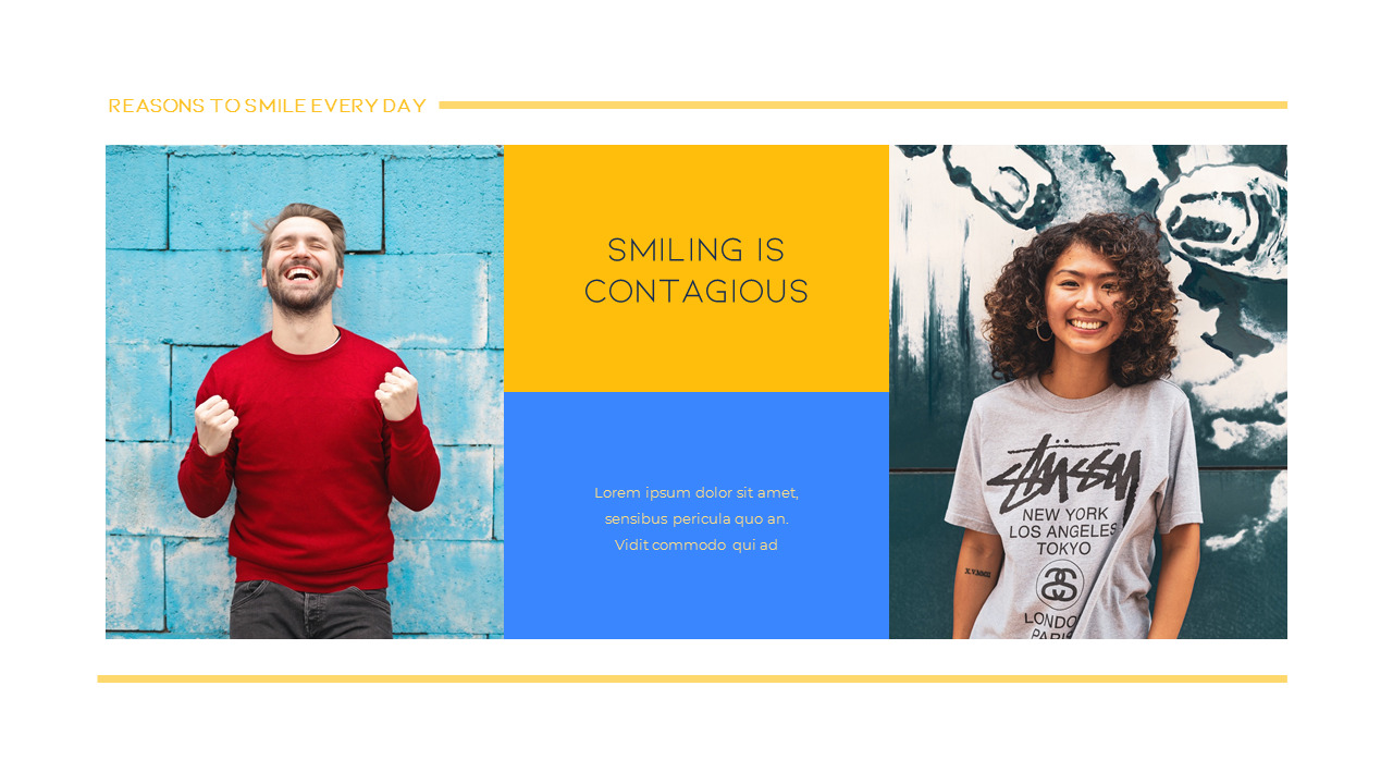 Reasons to Smile Every Day Effective PowerPoint Presentations|Lifestyle ...