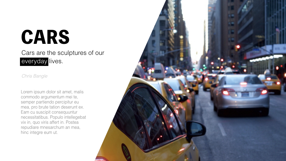 My Car Keynote Templates|Business