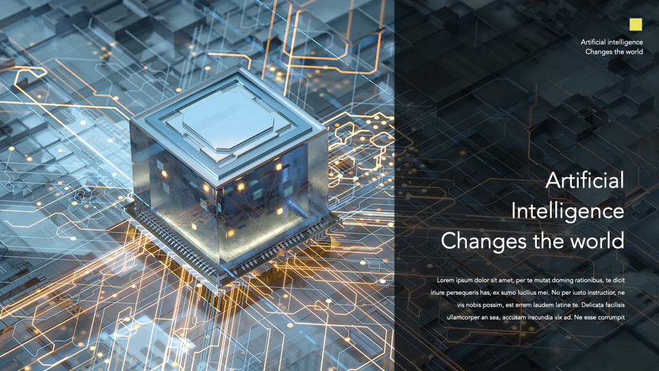 Artificial Intelligence Robotics Ultimate Keynote Template