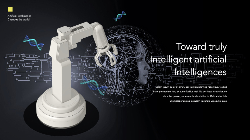 Artificial Intelligence Robotics Ultimate Keynote Template
