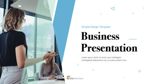 Business Presentation Simple presentation slide design