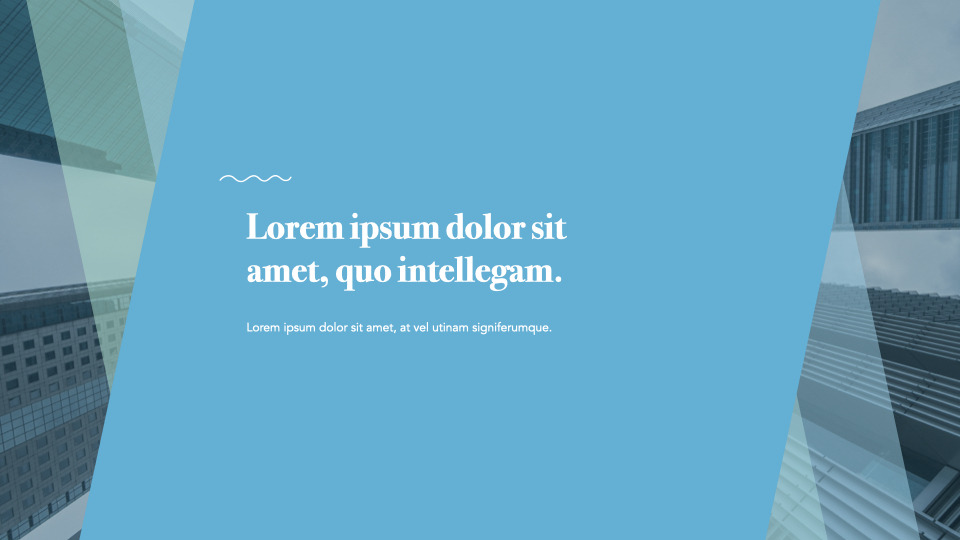 Business Presentation Simple presentation slide design