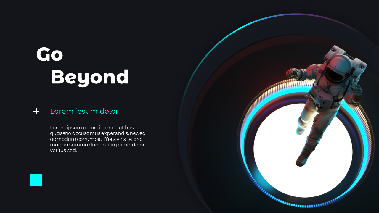 Space Concept Pitch Deck pitch presentation template