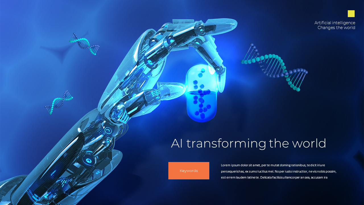 Artificial Intelligence Robotics Presentation Google Slides Templates