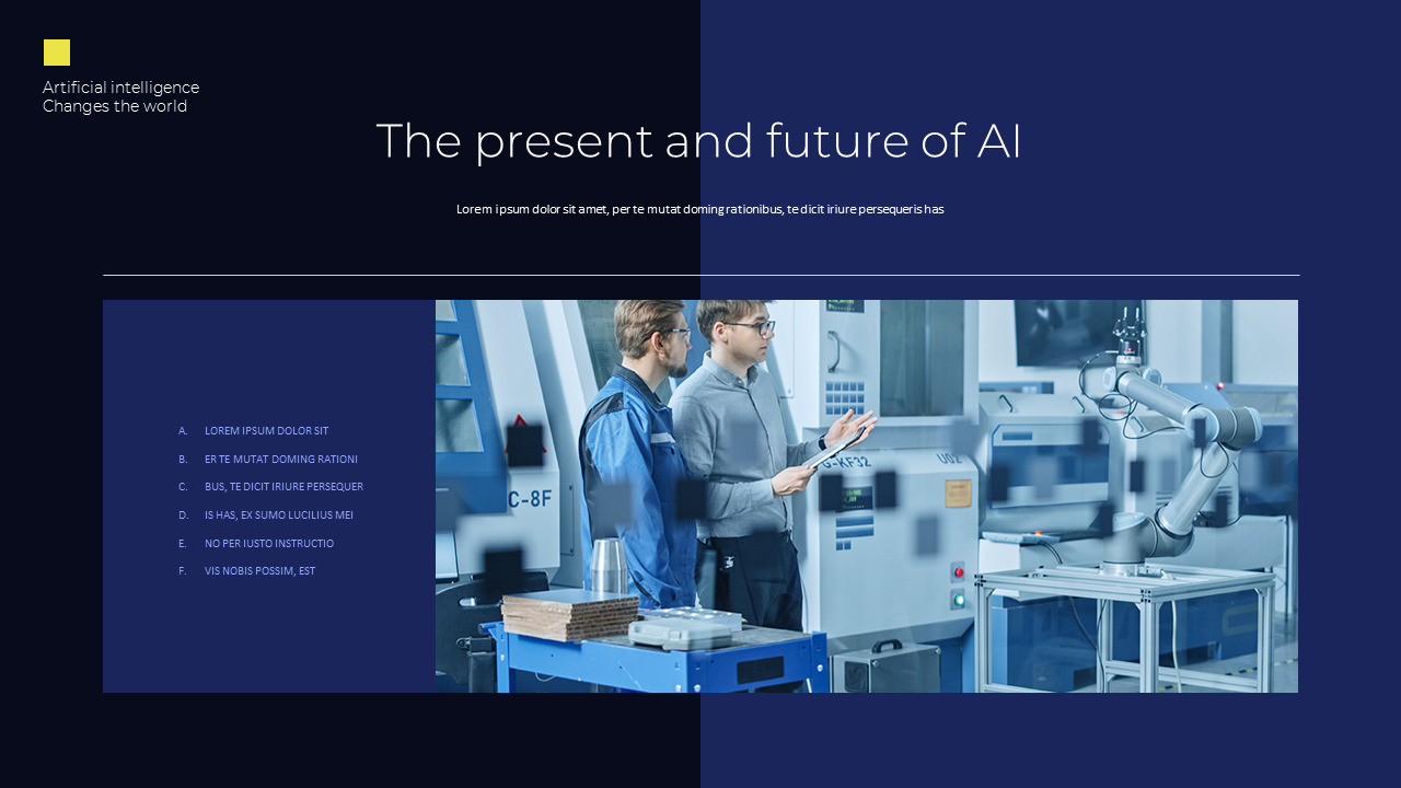 Artificial Intelligence Robotics Presentation Google Slides Templates