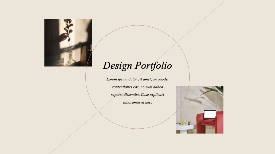 Design Portfolio keynote slides