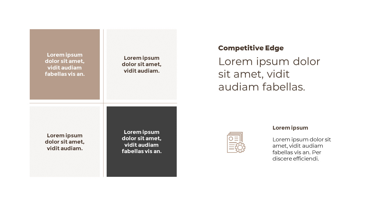 Brown Checkerboard Pitch Deck PPT Background Images|Business|Templates