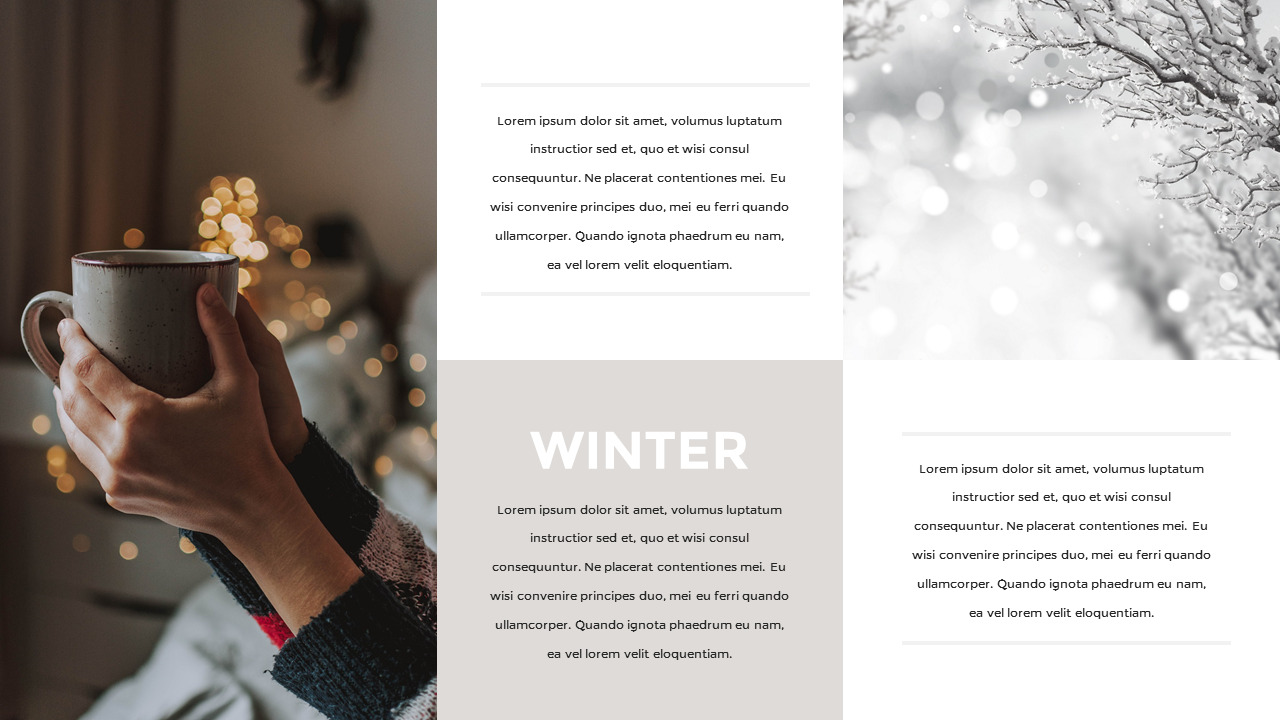 Cozy and Winter PPT Presentation|Lifestyle|Templates