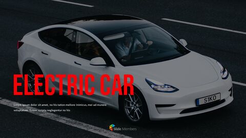 Electric Car power point powerpoint|IT/Commerce|Templates
