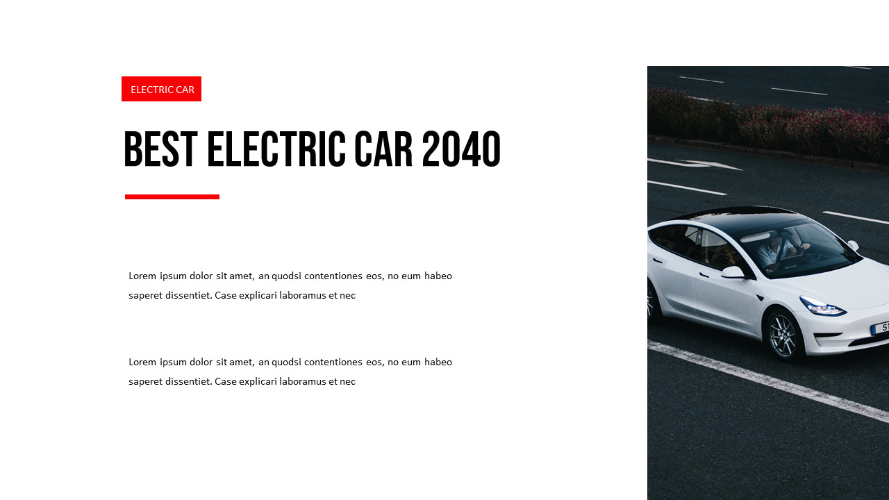 Electric Car power point powerpoint|IT/Commerce|Templates