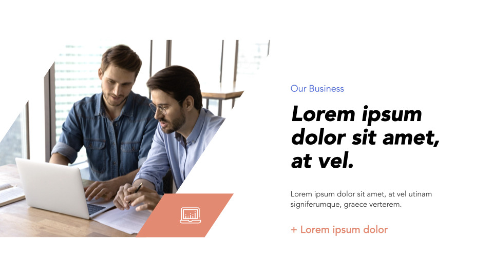 Long Shadow Concept Simple Keynote to PPT