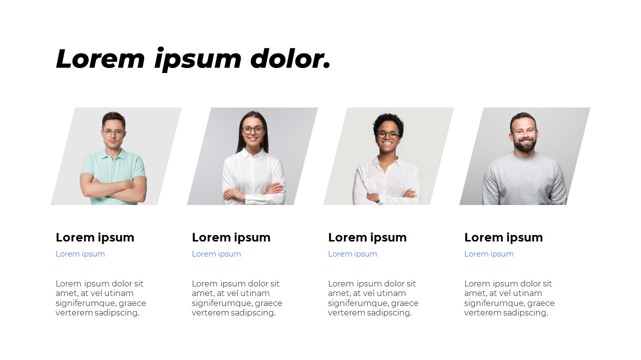 Long Shadow Concept Simple Easy Slides Design